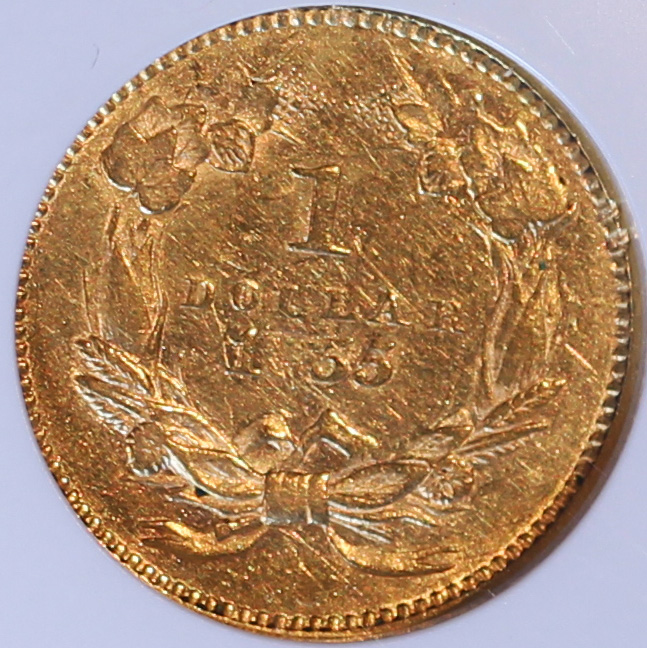 Rare Coins Currency US Coin Dealer Buying Selling: Liberty 1855